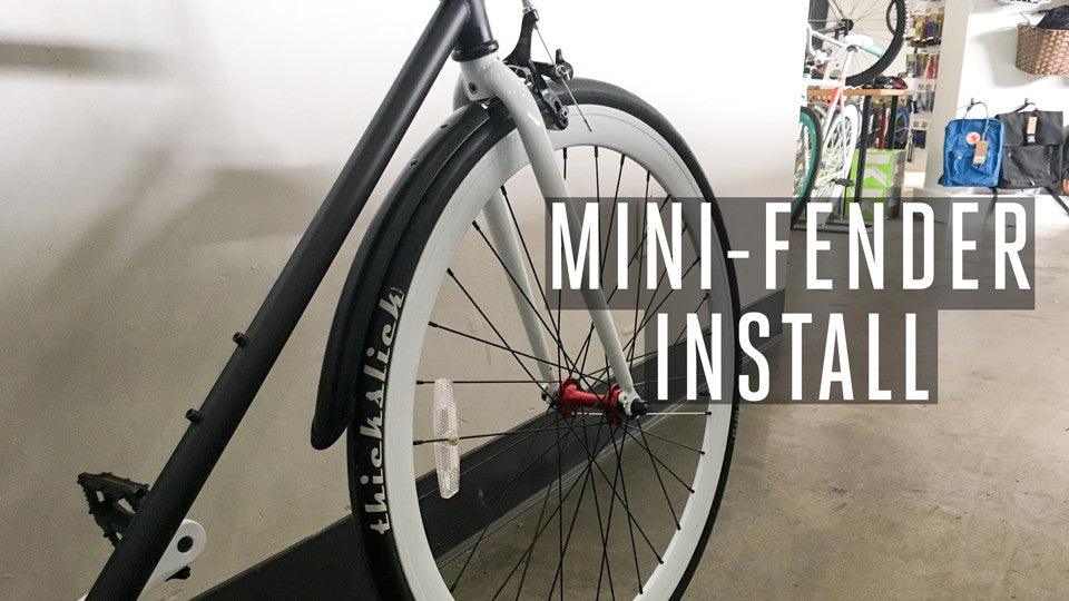 Installing Mini-Fenders – Pure Cycles